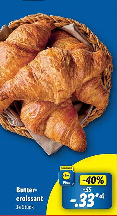Butter-Croissant Angebot bei Lidl - ProspektGuru.de