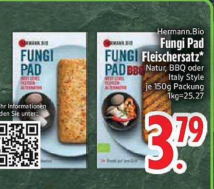 Fungi Pad Fleischersatz* Angebot bei Edeka - ProspektGuru.de