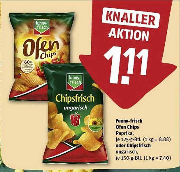 Funny-Frisch Ofen Chips Angebot bei REWE