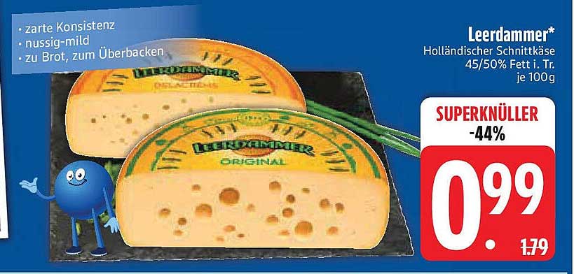 Leerdammer Original Angebot bei Edeka - ProspektGuru.de