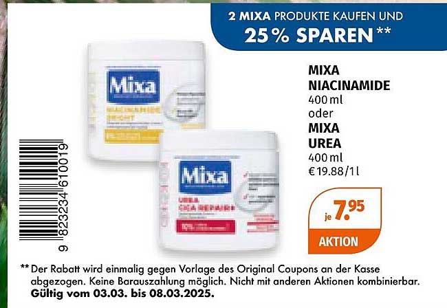 Mixa Niacinamide Oder Mixa Urea Angebot bei Müller - ProspektGuru.de
