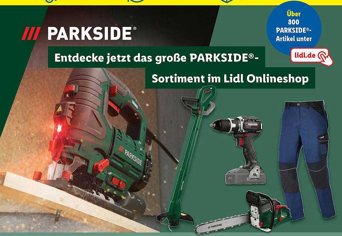 Parkside® Angebot bei Lidl - ProspektGuru.de