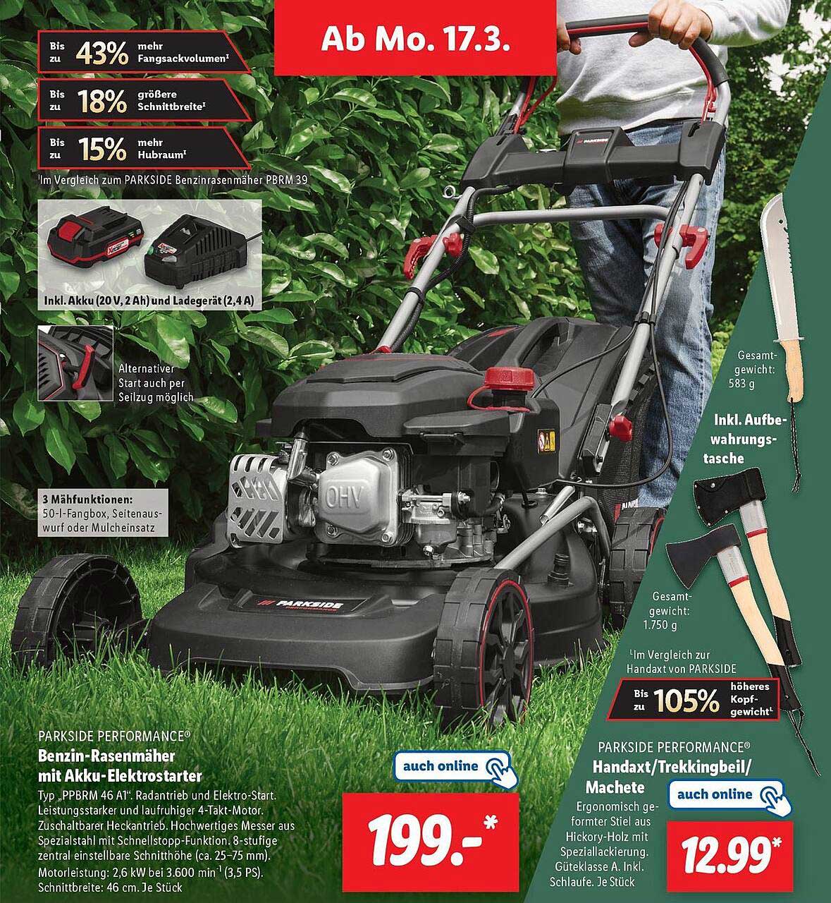 Benzinrasenmaher Mit Elektrostarter