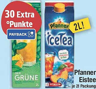 Pfanner Eistee Angebot bei E-Center
