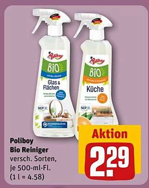Poliboy Bio Reiniger Angebot bei REWE Center