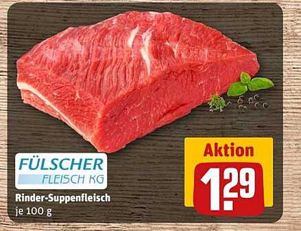 Rinder-Suppenfleisch Angebot bei REWE Center