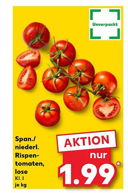 Span./Niederl. Rispentomaten, Lose Angebot bei Kaufland - ProspektGuru.de