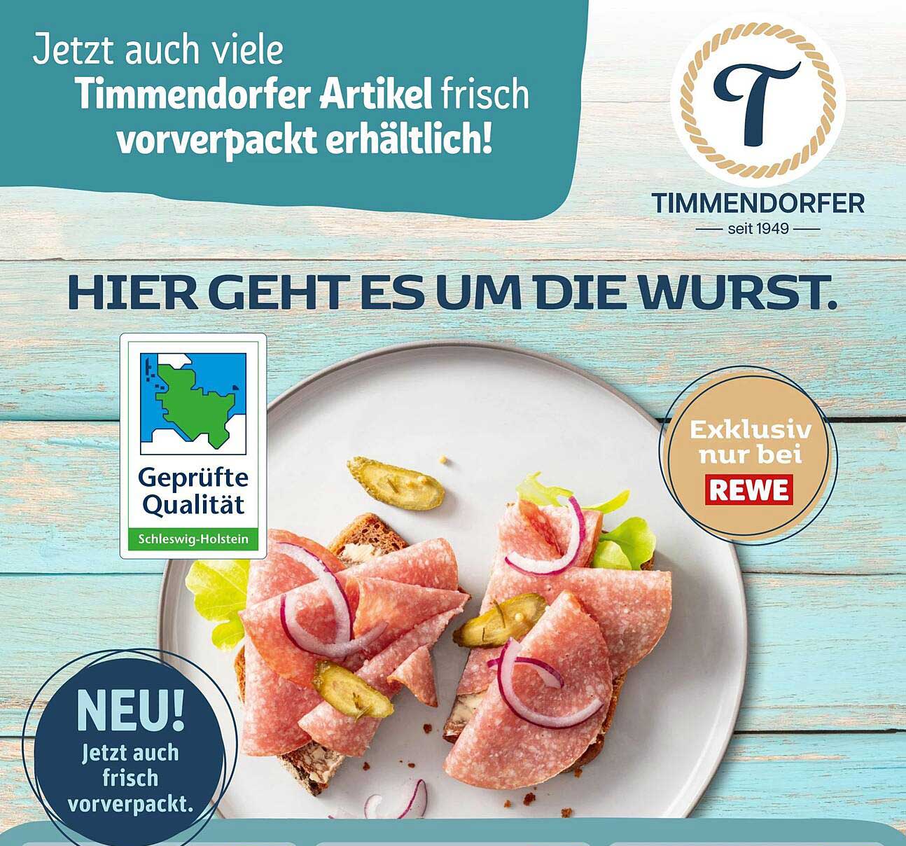 Timmendorfer Wurst Angebot bei REWE Center