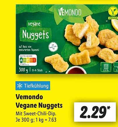 Vemondo Vegane Nuggets Angebot bei Lidl