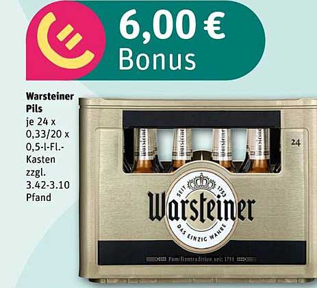 Warsteiner Pils Angebot bei REWE Center - ProspektGuru.de