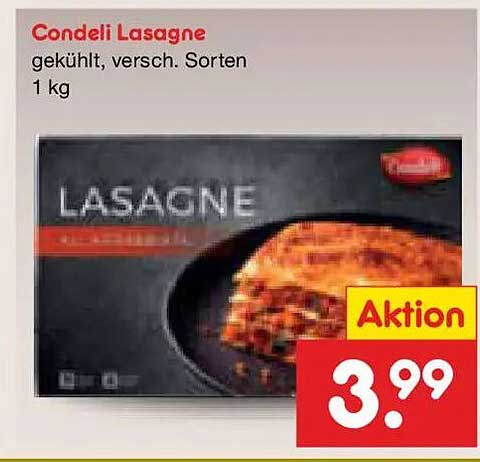 Condeli Lasagne Angebot bei Netto Marken-Discount - ProspektGuru.de