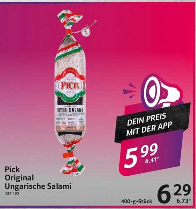 Pick Original Ungarische Salami Angebot bei Selgros - ProspektGuru.de