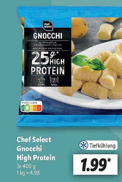 Chef Select Gnocchi High Protein Angebot bei Lidl - ProspektGuru.de