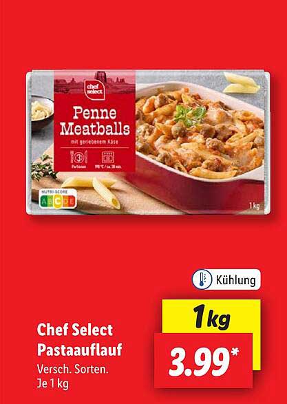 Chef Select Pastaauflauf Angebot bei Lidl