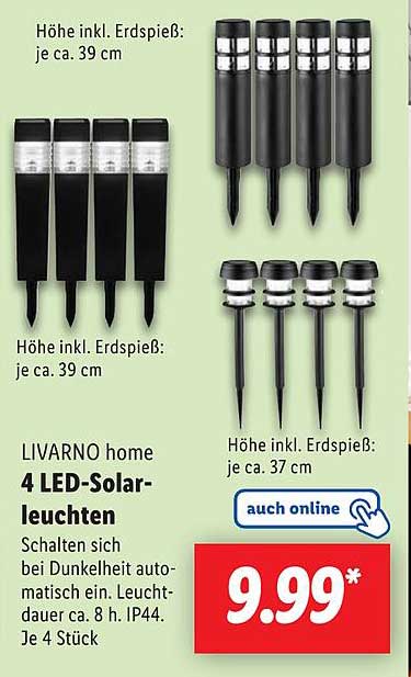 Erstaunlich Lidl Solarleuchten Prospekt Bilder