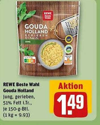 Rewe Beste Wahl Gouda Holland Angebot bei REWE
