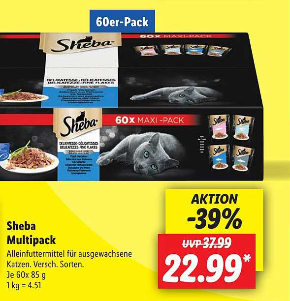 Sheba Multipack Angebot bei Lidl