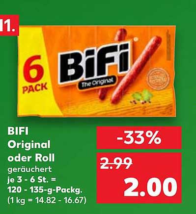 Bifi Original Oder Roll Angebot bei Kaufland - ProspektGuru.de
