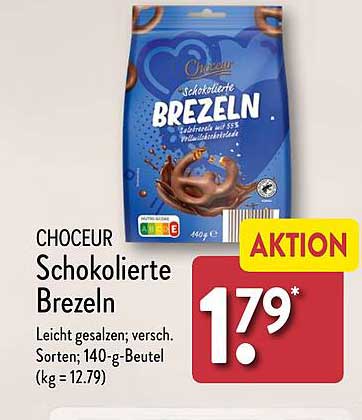 Choceur Schokolierte Brezeln Angebot bei Aldi Nord