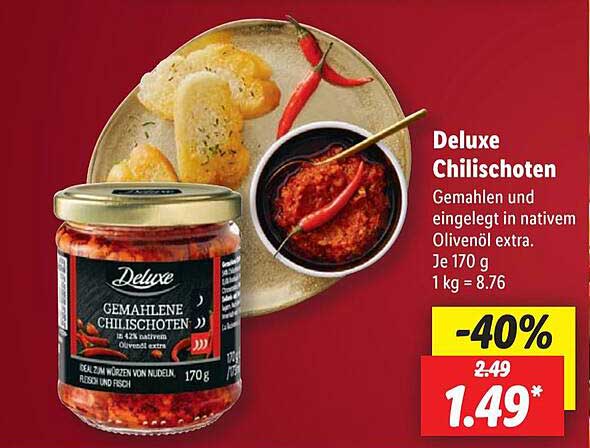 Deluxe Chilischoten Angebot bei Lidl - ProspektGuru.de