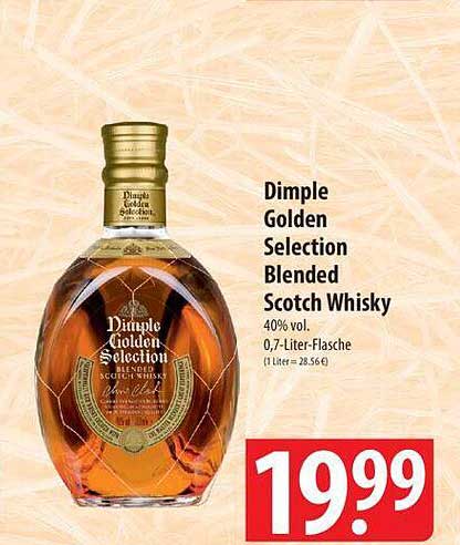 Dimple Golden Selection Blended Scotch Whisky Angebot bei Famila Nord Ost