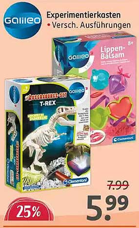Experimentierkasten T-Rex Angebot bei Rossmann