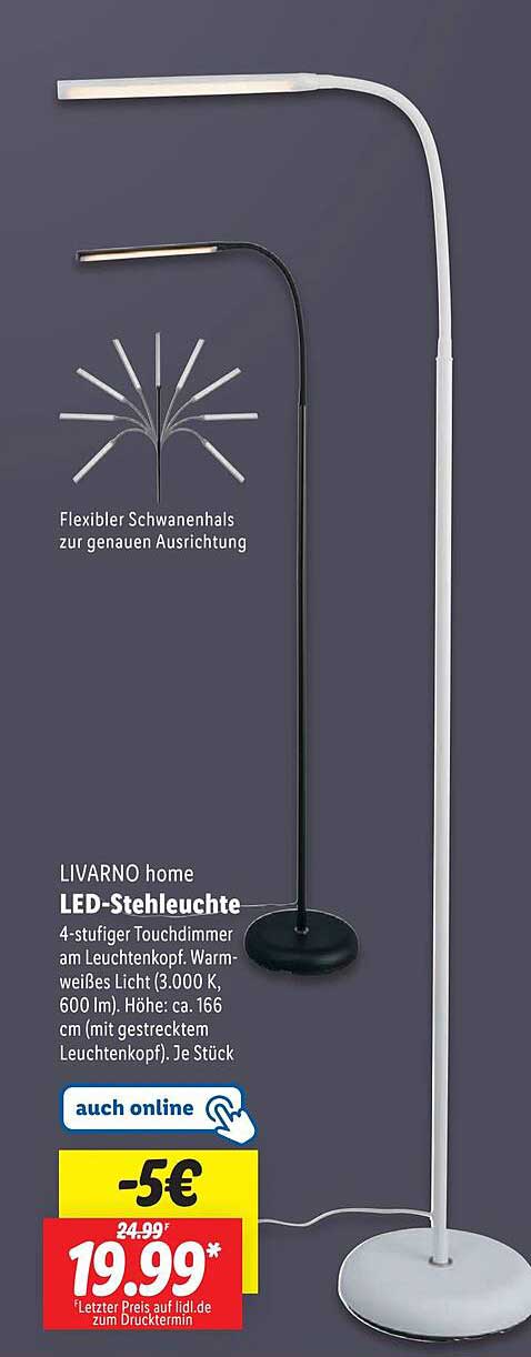 Livarno Home Led-Stehleuchte Angebot bei Lidl
