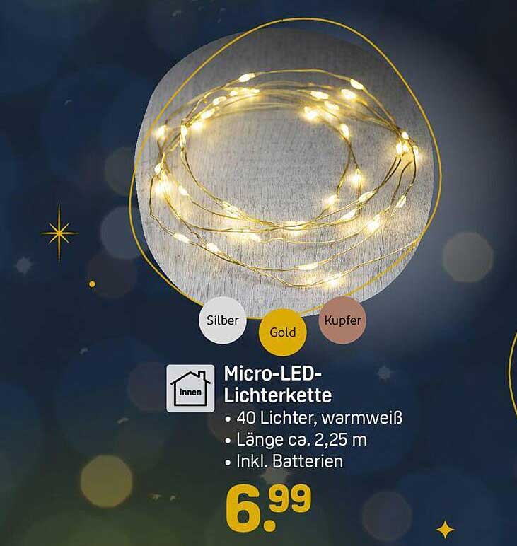 Micro-Led-Lichterkette Angebot bei Rossmann