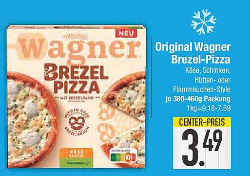 Original Wagner Brezel-Pizza Angebot bei E-Center