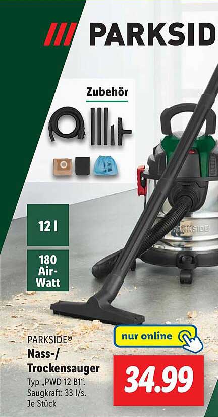 Parkside Nass-/Trockensauger Angebot bei Lidl