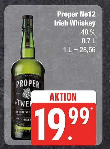 Proper No12 Irish Whiskey Angebot bei Marktkauf