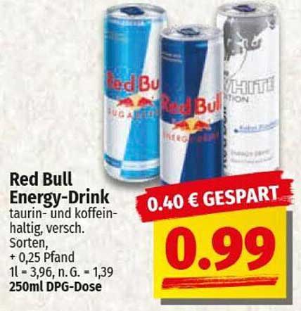 Red Bull Energy-Drink Angebot bei NP Discount