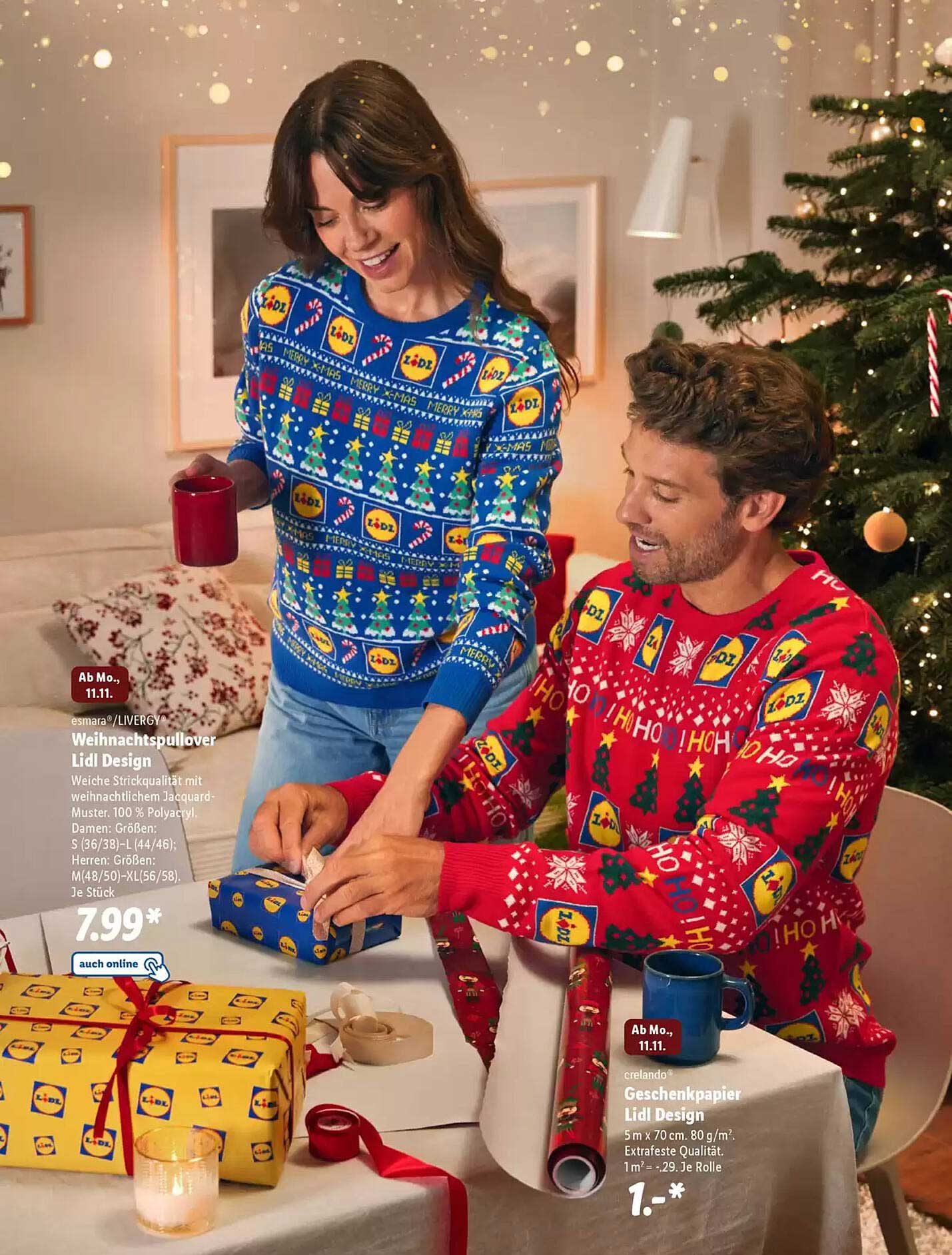Weihnachtspullover Lidl Design Angebot bei Lidl
