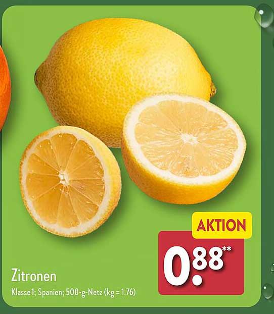 Zitronen Angebot bei Aldi Nord - ProspektGuru.de