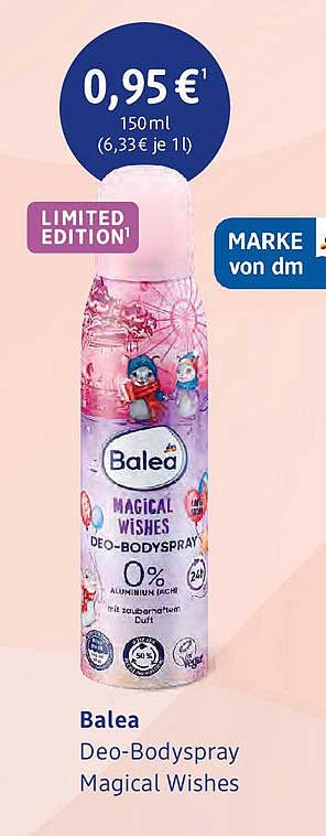 Balea Deo-Bodyspray Magical Wishes Angebot bei dm