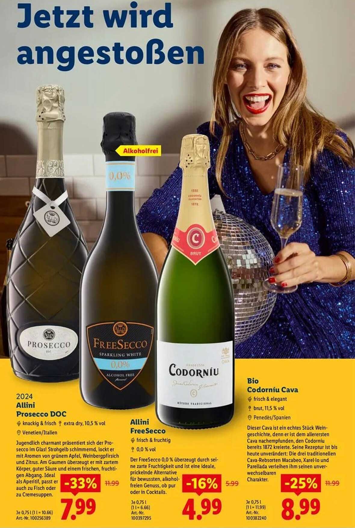 Allini Prosecco Doc Angebot bei Lidl - ProspektGuru.de