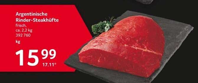 Argentinische Rinder-Steakhüfte Großer Muskel Angebot bei METRO ...