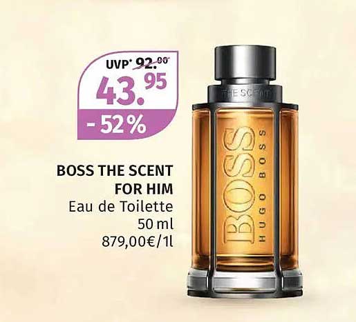 Boss The Scent For Him Eau De Toilette 50 Ml Angebot bei Müller ...
