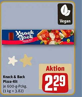 Knack & Back Pizza-Kit Angebot bei REWE Kaufpark - ProspektGuru.de