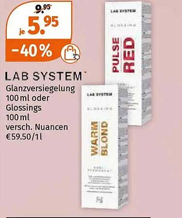 Lab System Glanzversiegelung Oder Glossings 100 Ml – Nur 5,95 € Angebot ...