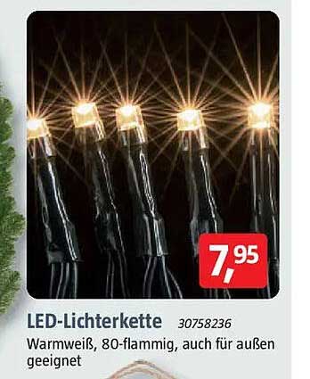 Led Lichterkette Aussen Warmweiss Aldi