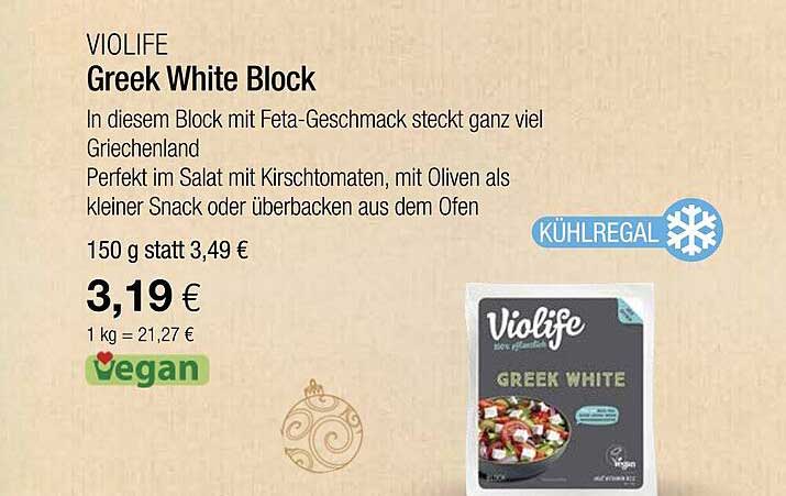 Violife Greek White Block Und Raclette – Vegane Genussmomente Angebot ...