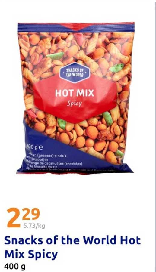 Snacks Of The World Hot Mix Spicy Angebot bei Action - ProspektGuru.de