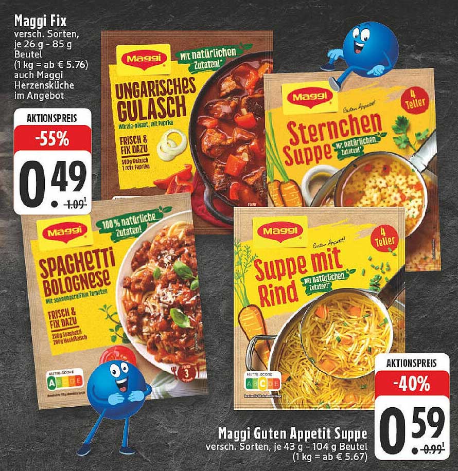 Maggi Guten Appetit Suppe Angebot bei E-Center - ProspektGuru.de