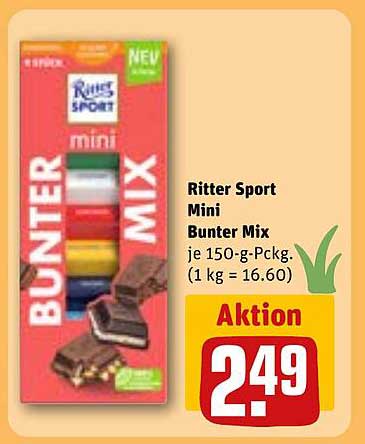 Ritter Sport Mini Bunter Mix Angebot bei REWE