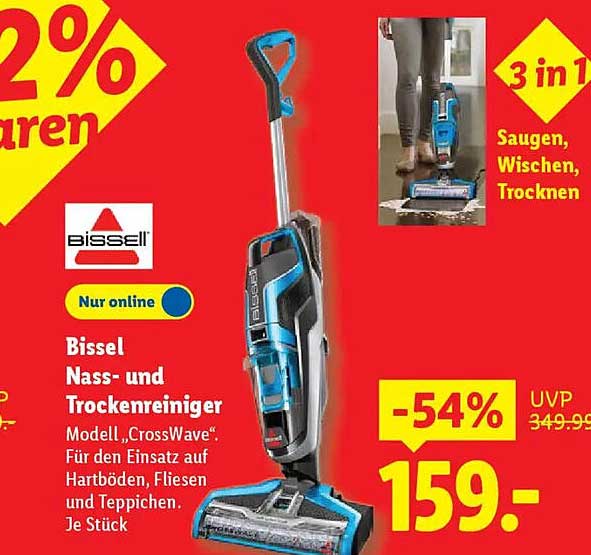 Bissel Nass- Und Trockenreiniger Modell „Crosswave“. Für Den Einsatz ...