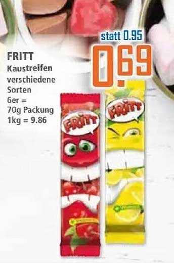 Fritt Kaustreifen Verschiedene Sorten Angebot bei K+K Klaas & Kock ...