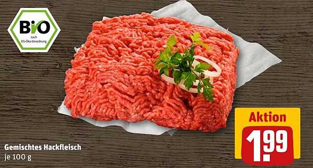 Gemischtes Hackfleisch Angebot bei REWE Center - ProspektGuru.de
