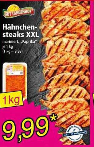 Hähnchensteaks Xxl Mariniert „Paprika“ Angebot bei Norma - ProspektGuru.de