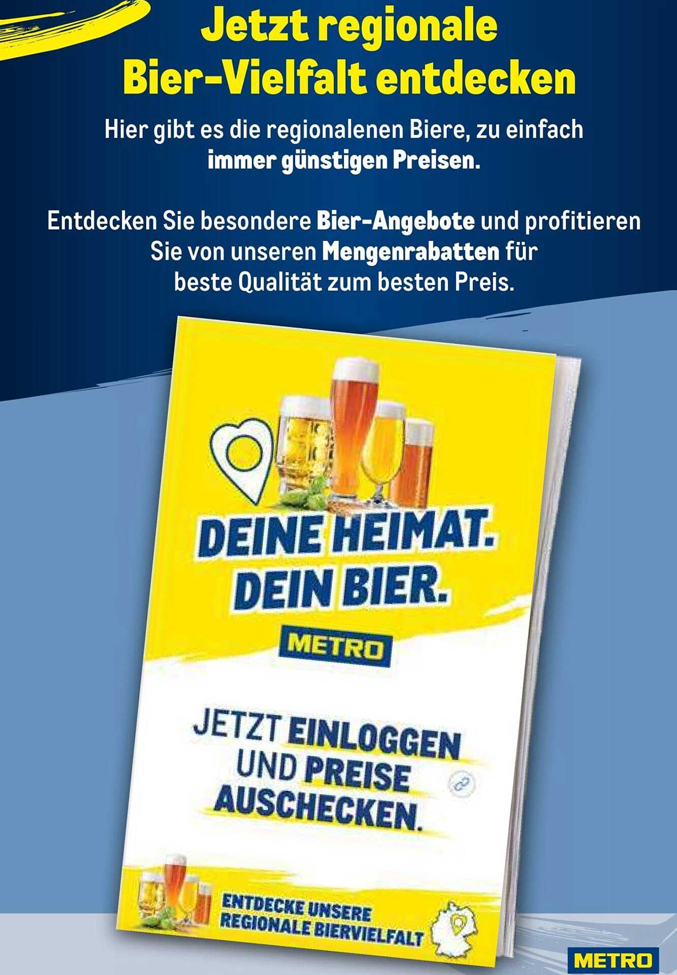 Jetzt Regionale Bier-Vielfalt Entdecken Angebot bei METRO - ProspektGuru.de